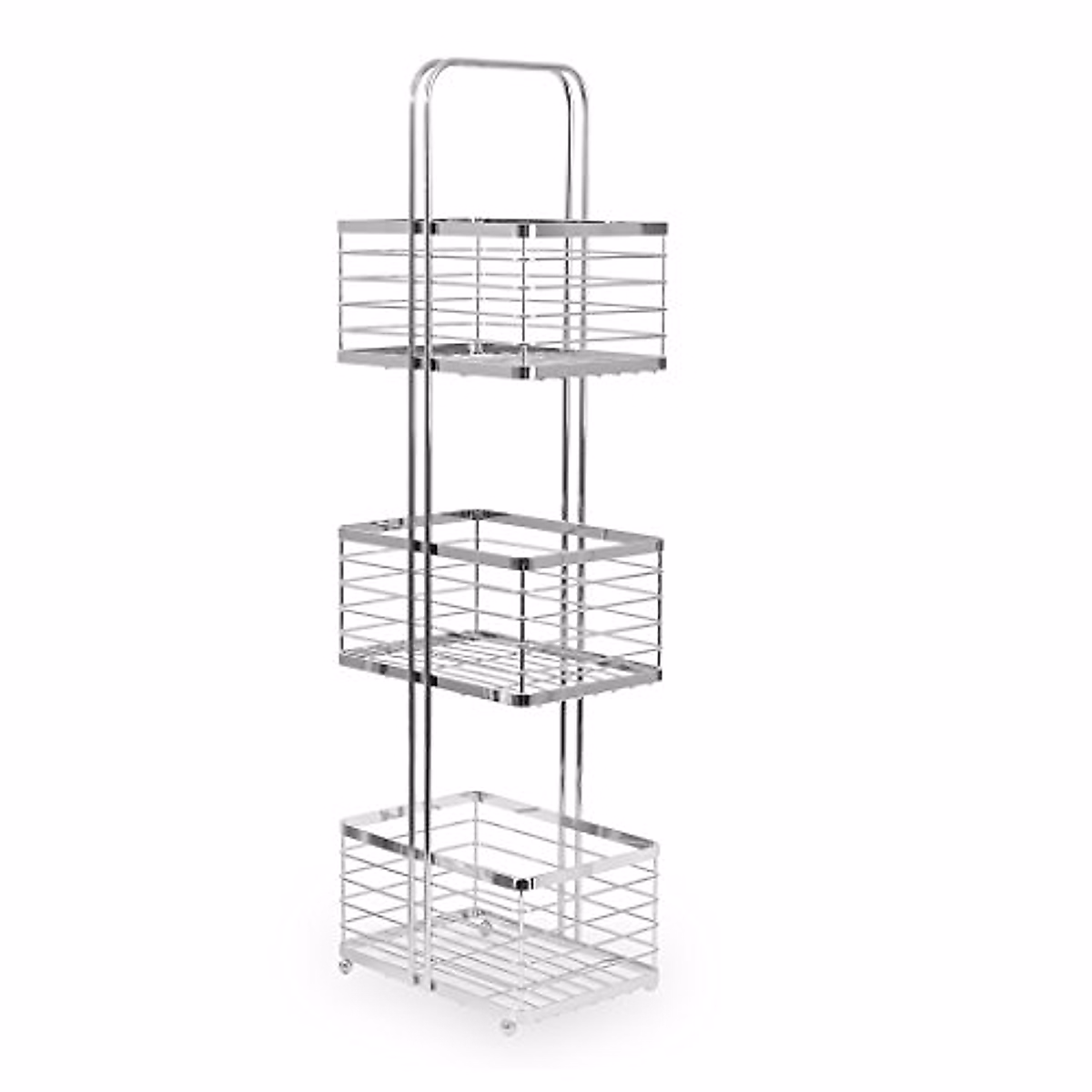 BINO 'Madison' 3-Tier Spa Tower, Large Rectangle, Chrome