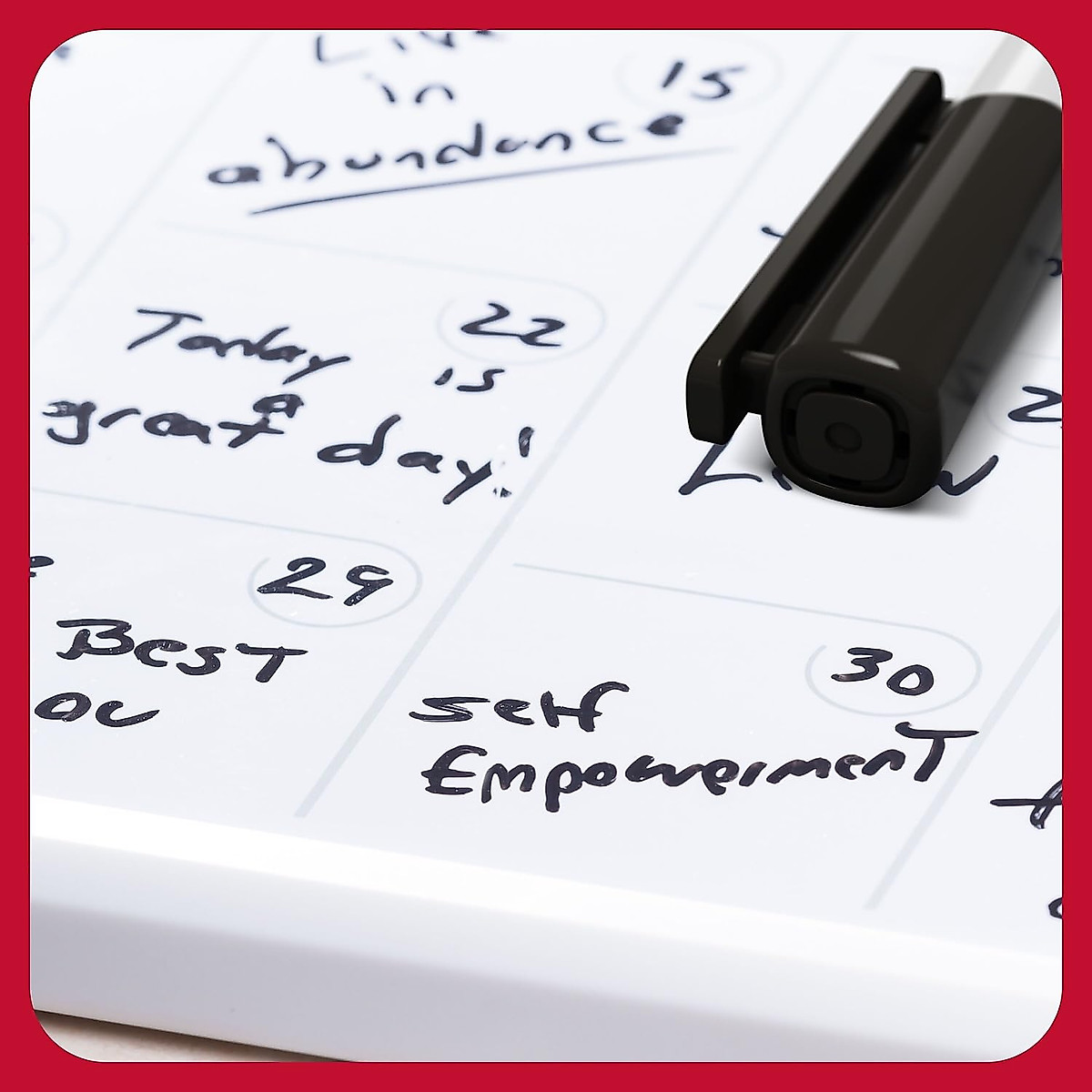 TRU RED TR57423 Pen Dry Erase Marker, Ultra Fine Tip, Black