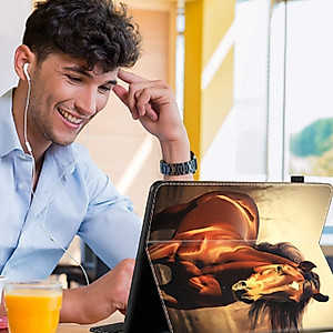 Case for All New Fire HD 10 Tablet 11th Generation and Fire HD 10 Plus 2021，Slim Fit Foldable Standing Cover Case with Auto Sleep/Wake for Fire HD 10 Tablet 10.1 Inch，Horse