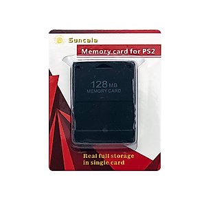Suncala 128MB Memory Card for Playstation 2, High Speed Memory Card for Sony PS2
