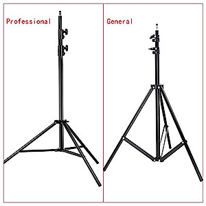 NEEWER PRO 9feet/260cm Spring Loaded Heavy Duty Photography Photo Studio Light Stands with 1/4" Screw & 5/8 Stud for Video, Portrait and Photography Lighting (2 Packs)