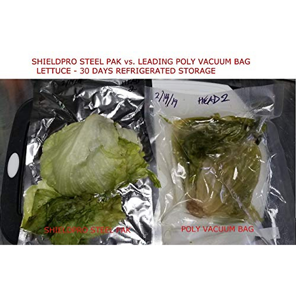 (50) 6”x10” SteelPak Textured/Embossed Mylar Aluminum Foil Vacuum Sealer Bags – Quart Size Hot Seal Commercial Grade Food Sealer Bags for Food Storage and Sous Vide (50, 6x10)