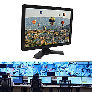 CCYLEZ 19 Inch Monitor, Capacitive Touchscreen, 16:10, LED Color Screen, 1440 X 900, VGA AV BNC USB DC HD Multimedia Interface, Two Speakers, with Remote Control