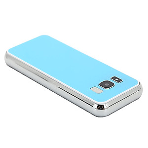 GOWENIC Mini Smartphone, Unlocked Children Phone, Pocket Cellphone, Portable Mobile Phone, 32MB+32MB, Dual Card Dual Standby, Mini Cell Phone for Children (Light Blue)