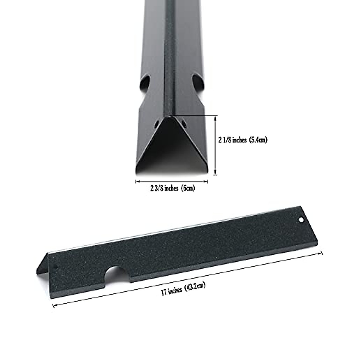 YIHAM KW633 Flavorizer Bars for Weber Genesis II 400 Series E-410 E-435 S-435 SE-410 LX E-440 S-440 Grill Parts GS4 Flavor Bars Replacement 17 inch 66033 66030 Set of 7