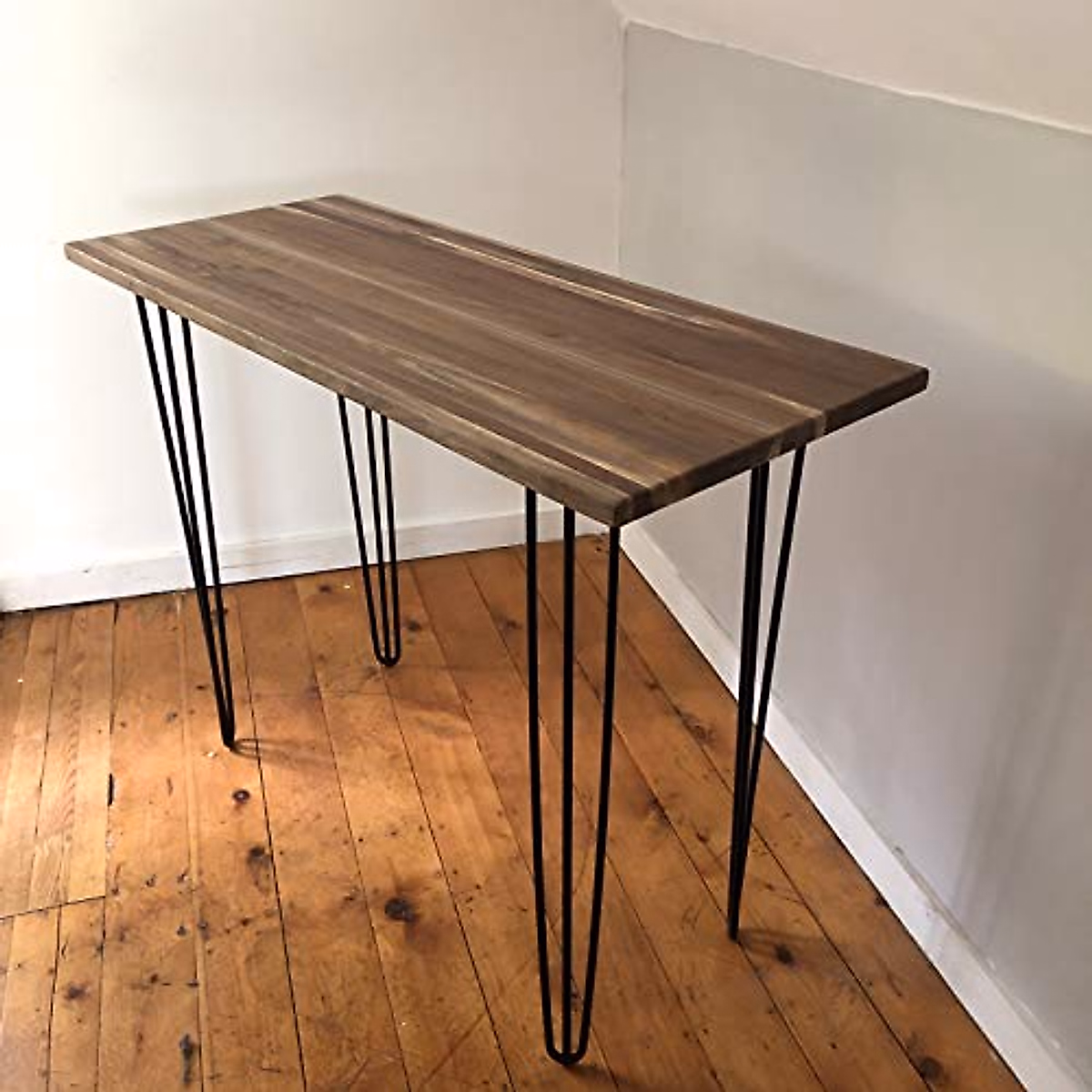 Black Walnut Butcher Block Bar Table. Kitchen Dining Room Table.