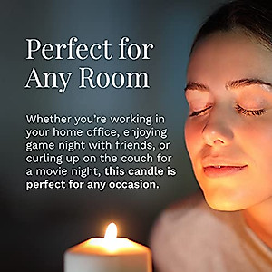 Candle-lite Scented Candles, Moonlit Starry Night Fragrance, One 18 oz. Single-Wick Aromatherapy Candle with 110 Hours of Burn Time, Gray