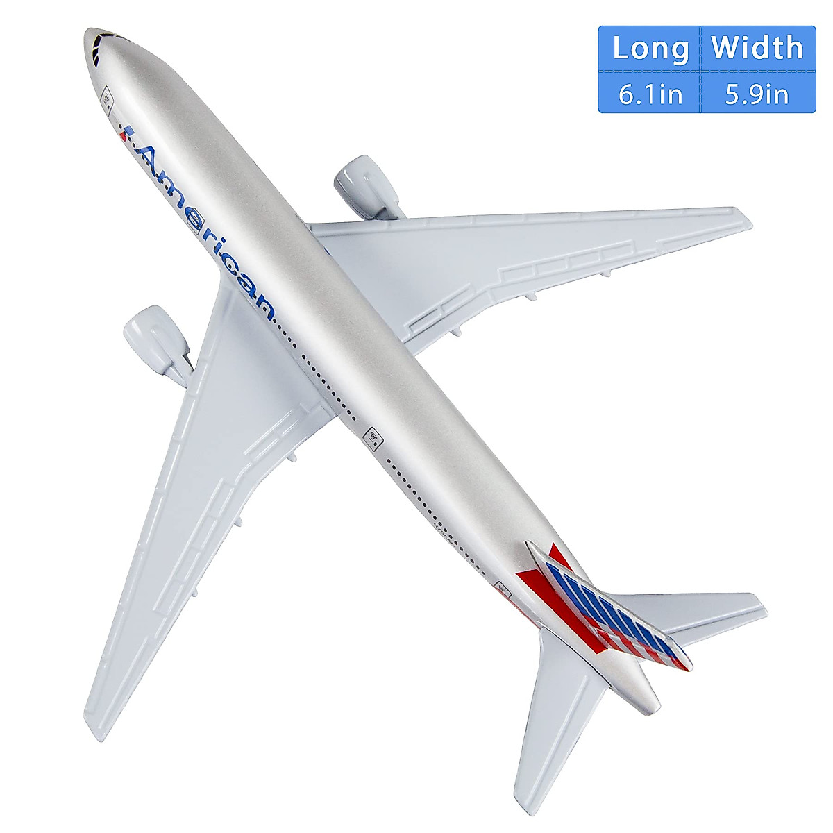 Busyflies Model Airplane 1:400 Scale Die-cast Planes Model Alloy American Airlines B777 Metal Aircraft Model Plane Model for Birthday Gifts