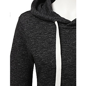 DOUBLJU Basic Lightweight Pullover Sweater Top Essential Comfy Casual Hoodie Sweatshirt for Womens Clothes with Plus Size