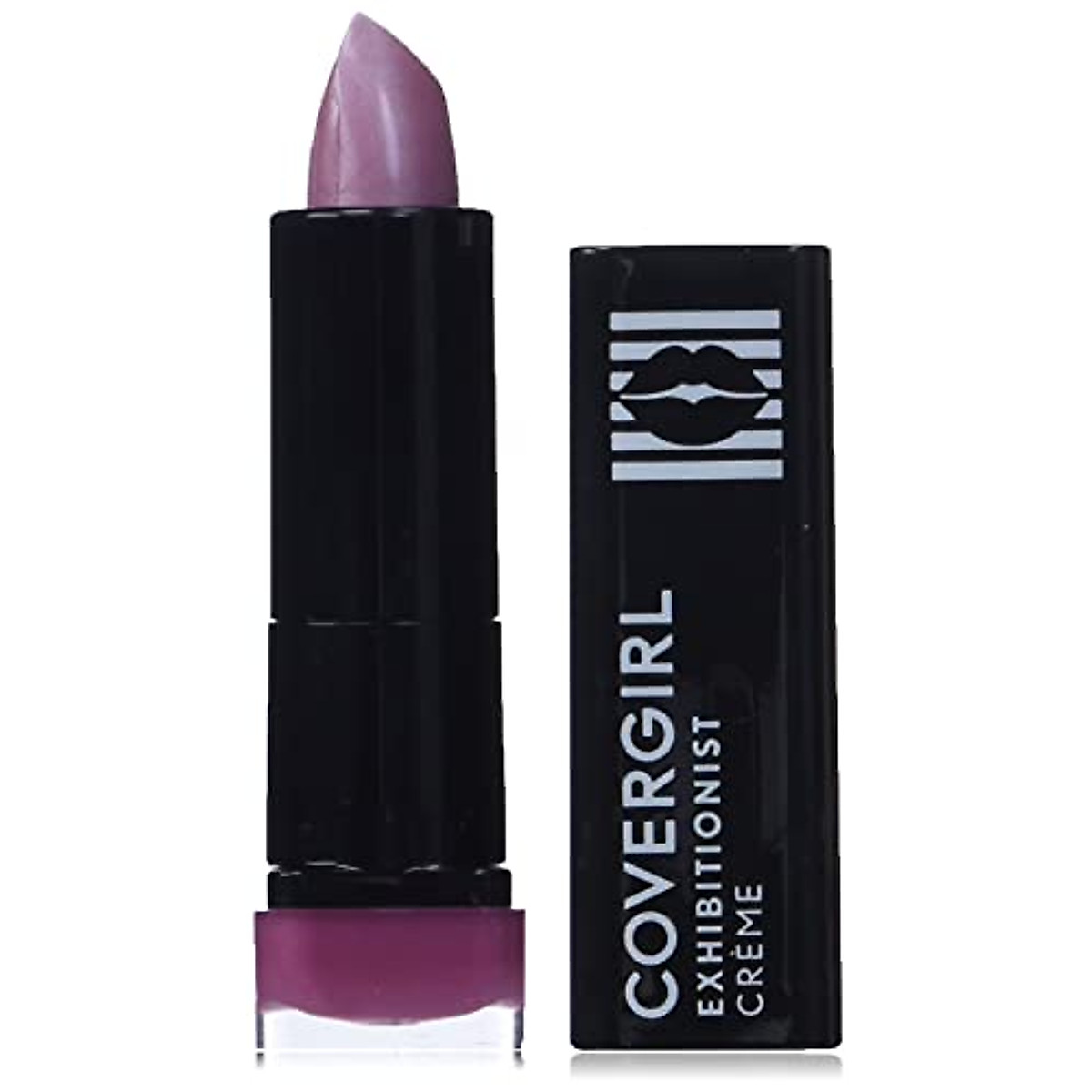 COVERGIRL Exhibitionist Lipstick Cream, Verve Violet 370, Lipstick Tube 0.123 OZ (3.5 g)