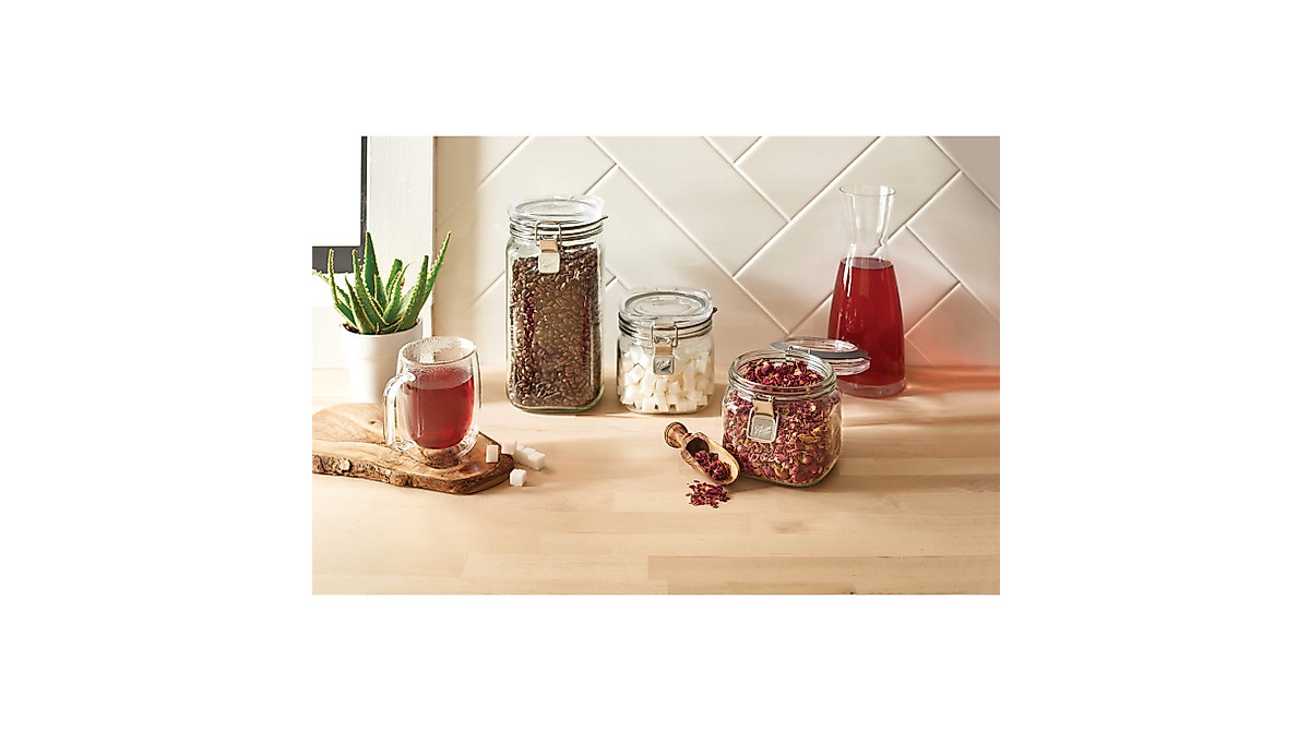 Ball Storage Latch Jars - 3-Pack for Pantry Organization
