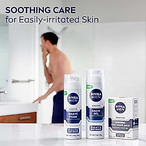NIVEA MEN Sensitive Shave Gel with Vitamin E, Soothing Chamomile and Witch Hazel Extracts, 7 Oz Can
