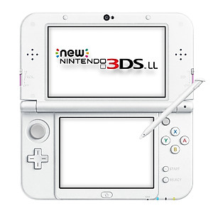 New Nintendo 3DS LL Pink × White (Japanese Imported Version - only plays Japanese version games) [Japan Import][Region Locked / Not Compatible with North American Nintendo 3ds] [Japan] [Nintendo 3ds]