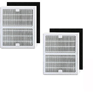 I clean Replacement Idylis Filters B,2 HEPA Filters&2 Carbon Filters set Compatible with Idylis AC-2125, AC-2126, IAP-10-125, IAPC-40-140, IAP-10-150, IAP-10-050, Model # IA