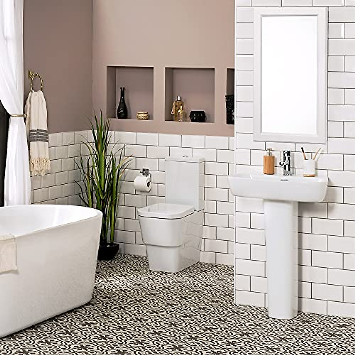 Design House 545111-WHT Wyndham Med Cab, 16-inch, Single Door