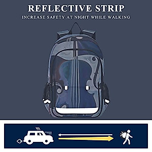 ALAZA Violin Music Note Musical Laptop Backpack Purse for Women Men Travel Bag Casual Daypack with Compartment & Multiple Pockets