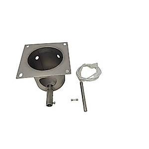 STEEL BURN/FIRE POT+ UPGRADE IGNITER/HOT ROD FITS ALL TRAEGERS