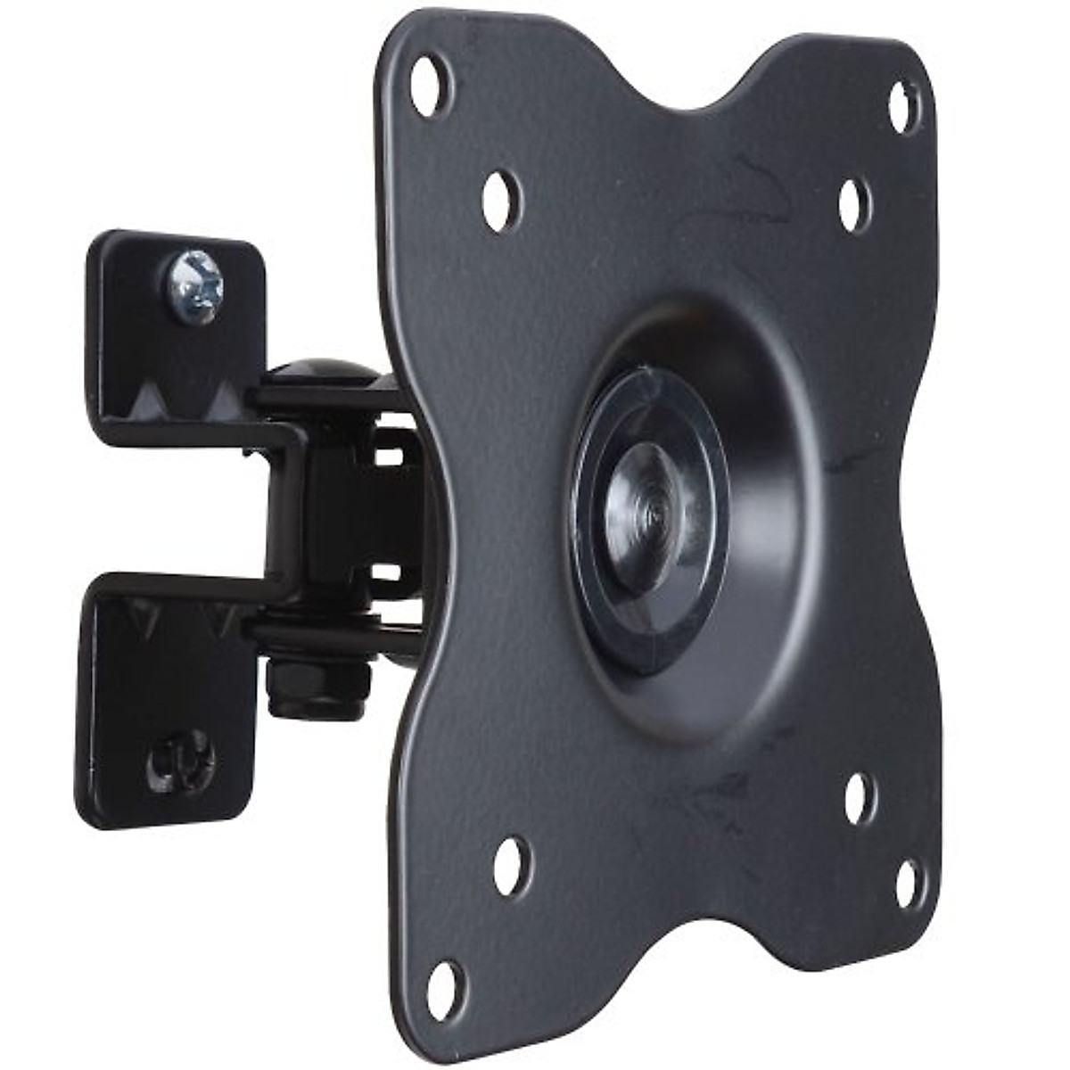VideoSecu ML411B Adjustable Tilt Swivel Rotation TV Wall Mount Bracket for 19" to 42" LCD LED TV and Monitor (Max 44 lbs, VESA 100/75) Black 1FF
