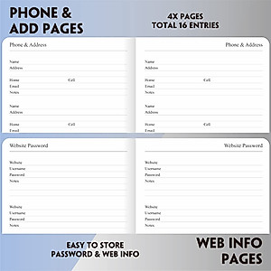 2024-2025 Academic Planner - Weekly and Monthly Planner July 2024 - June 2025, Holidays, Contacts and Notes Pages, Vegan Leather Cover, Elastic Closure, 5.5”x8.25”, Grey