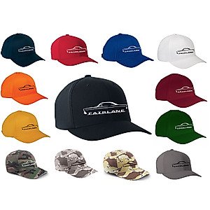 1966 1967 Ford Fairlane Coupe Classic Outline Design Flexfit hat Cap Large/XLarge Black