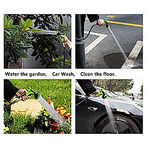 304 Stainless Steel Metal Garden Hose Transparent garden hose - Durable and Easy to Use (25FT, Transparent color)