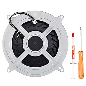 Replacement PS5 Internal Cooling Fan, Internal Cooler Fan Replacement for Sony PlayStation 5 PS5 Series 12047GA-12M-WB-01 12V 2.4A 23 Blades Fan General 17 Blades G12L12MS1AH-56J14 Fan