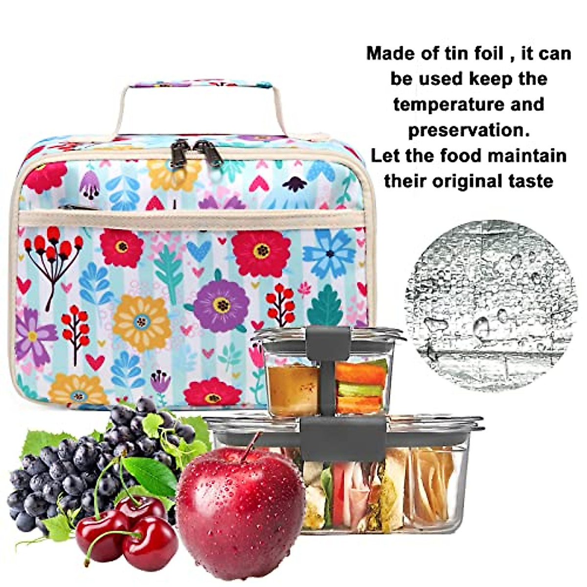 Bluboon Backpack for Girls Kids Preschool Backpack with Lunch Box Kindergarten School Bookbags Set