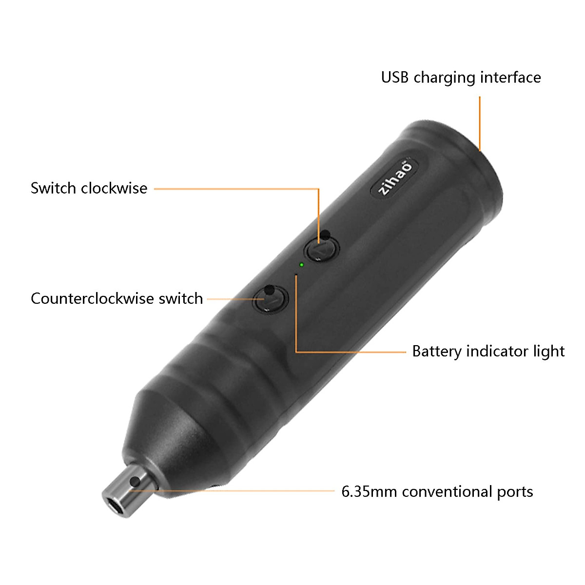 Cordless Electric Screwdriver Mini Home Screwdriver With Work Light USB C Rechargeable For DIY Household Screwdriver Kit Cordless Electric Screwdriver Usb Rechargeable Small Automatic
