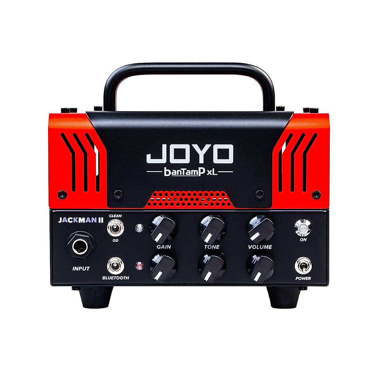 JOYO Jackman II BanTamp XL Series Mini Amp Head 20 Watt Preamp 2 Channel Hybrid Tube Guitar Amplifier with Bluetooth (Red)
