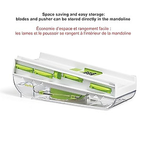 Starfrit Easy Mandoline Slicer/Chopper w/5 blades 093087-006-NEW1