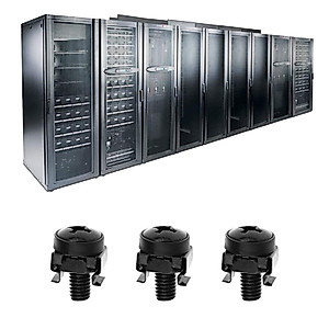 Create idea 50 Pack M6 Cage Nuts and Bolts Screws Washers Network Cabinets Server Rack Mount Patch Panel Casing Housing