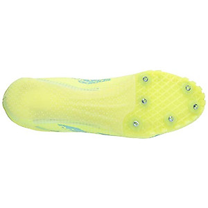 adidas Women's Sprintstar Running Shoe, Hi-Res Yellow/Clear Aqua/Core Black, 6