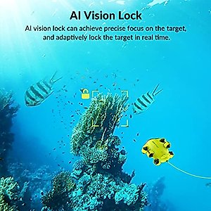 FIFISH V6 Underwater Drone with AI Vision Lock, QYSEA 360° Omnidirectional Movement Underwater ROV with 4K Camera, Portable Robot with VR Control, 166° UWA, App Control, Depth Hold (330ft Dive)