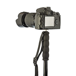 SE Survivor Series Collapsible Aluminum 60� Walking/Hiking Stick with Rifle and Camera Mount - WS9HS-60