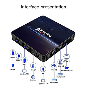 Android TV Box 11.0 4GB RAM 32GB ROM TV Box Android RK3318 Quad Core Ultra 3D 4K Support 2.4G 5.8G Dual WiFi Bluetooth 4.1 USB 3.0 100M Internet X88 PRO 10 Streaming Video Box