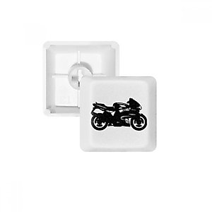 DIYthinker Motorcycle Mechanical Black Illustration Keycap Mechanical Keyboard PBT Gaming Upgrade Kit