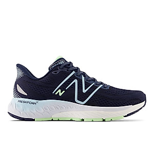 New Balance Women's W880N13 Running Shoe, Nb Navy/Bleach Blue/Green Aura, 11.5