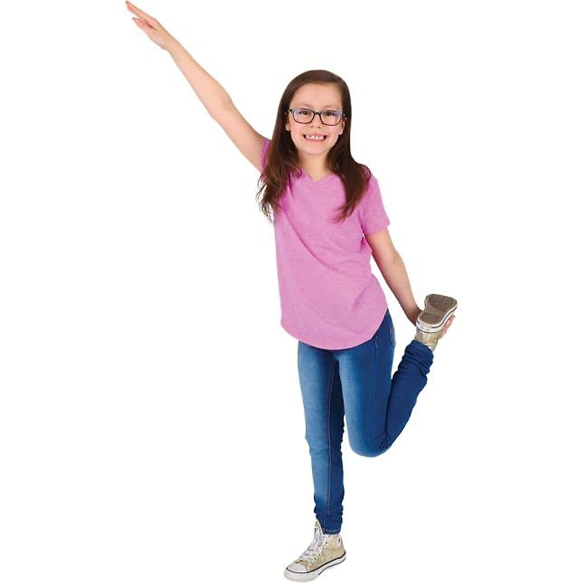 Yoga Chips - Yoga for Kids with 24 Chips with Poses and Instruction Card - Encourage Students to Exercise, be Calm, de-Stress, and be Mindful