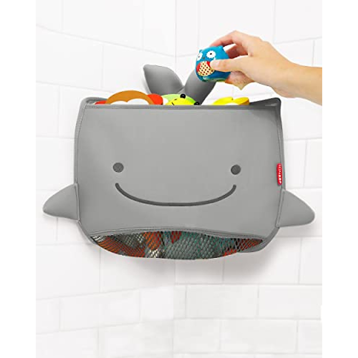 Skip Hop Bath Toy Storage, Moby Corner Hang Toy Organizer, Grey