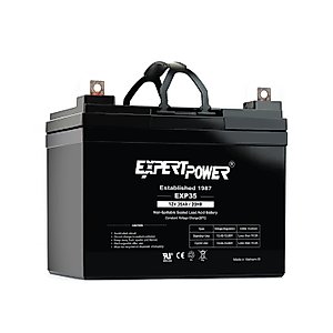 ExpertPower 12 V 35 AH EXP 12350 Sealed Lead Acid Battery Deepcycle Solar Energy Storage