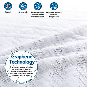 LIFERECORD 6 inch Full Mattress in a Box, Gel Memory Foam Mattresses Made in USA for Full Bed, Medium Firm