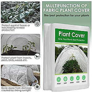 Plant Covers Freeze Protection,10Ft x 30Ft Floating Row Cover,Garden Fabric Plant Cover for Winter,Frost Blanket Cover for Cold Weather,Frost Protection Sun Pest Protection and Covers Outdoor Plants