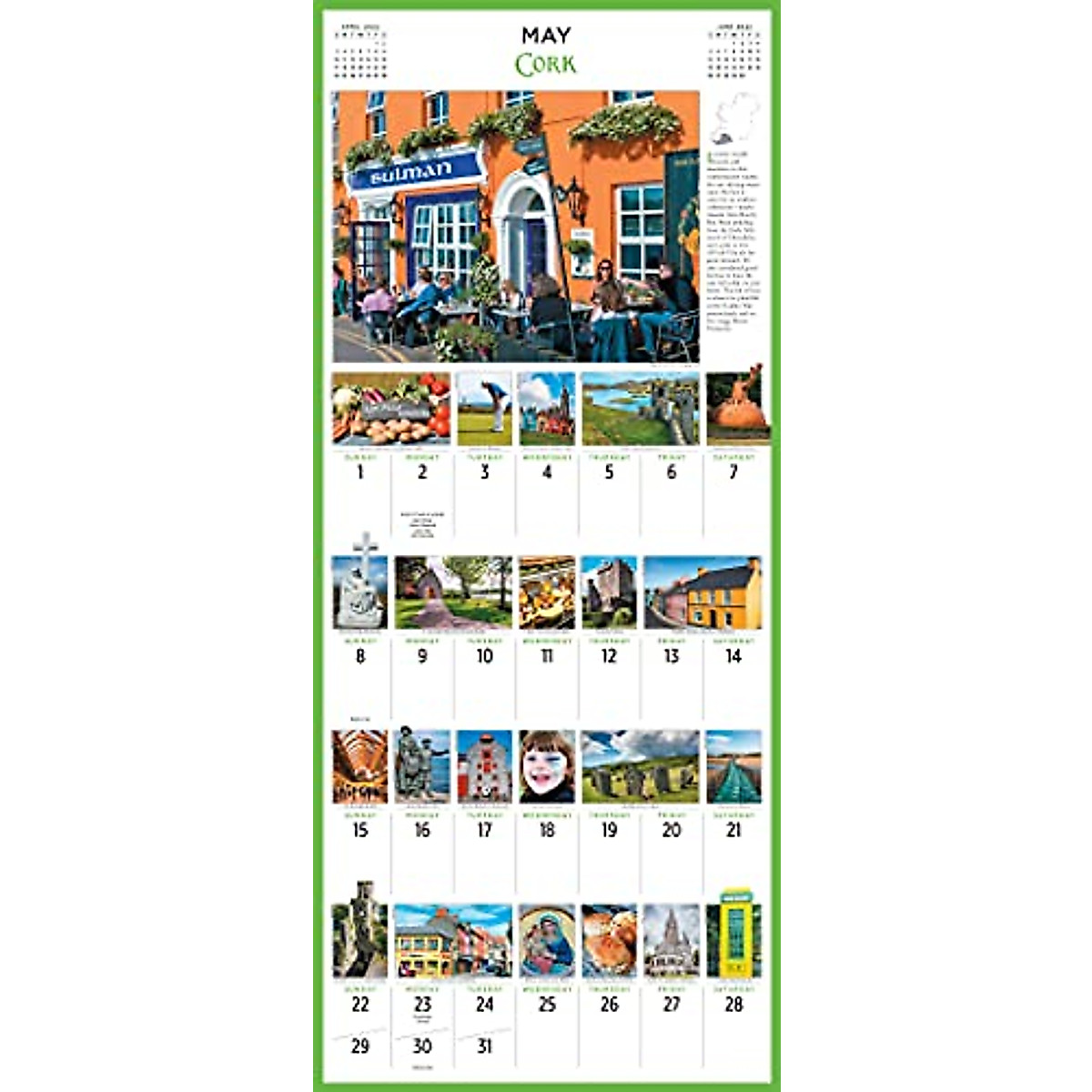 365 Days in Ireland Picture-A-Day Wall Calendar 2022: A Tour of Ireland by Photograph that Lasts a Year