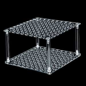 96 Hole Pencil Brush Holder Acrylic Pen Holder Desk Stand Organizer for Pencils Paint Brushes Markers Display and Home Storage (1 Pieces)