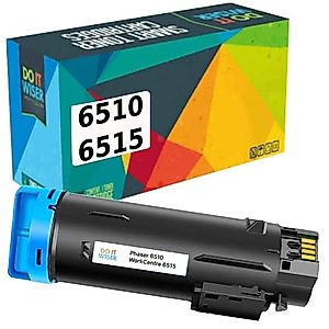Do it Wiser Compatible Toner Cartridge Replacement for Xerox Phaser 6510 6510DN 6510DNI, Xerox WorkCentre 6515 6515DN 6515DNI 106R03477 (Cyan - High Yield)