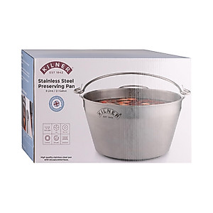 Kilner Silver Stainless Steel Preserving Jam Pan