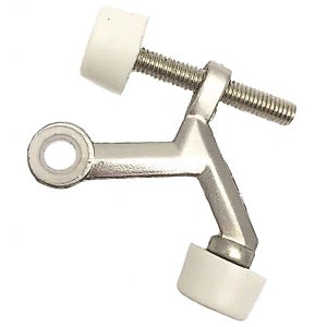 10 Pack Hinge Pin Door Stop with Nylon Bushing (Satin Nickel)