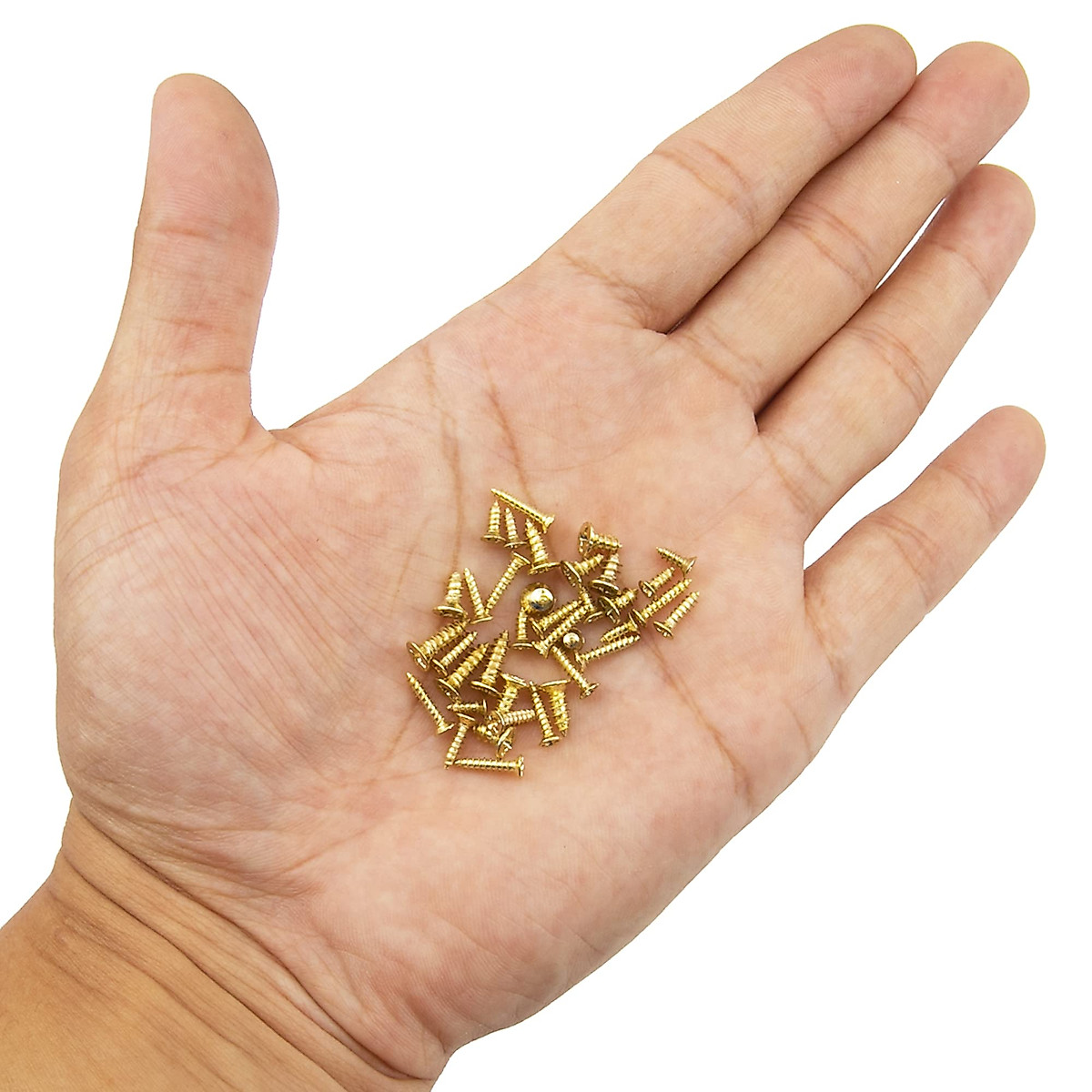 Rrina 1150Pcs M2 M3 Gold Plate Carbon Steel Small Screws Phillips Flat Head Cross Self Tapping Tiny Screw Cabinet Electronic Accessories Screw DIY Micro Woodworking Mini Screw Assortment Kit