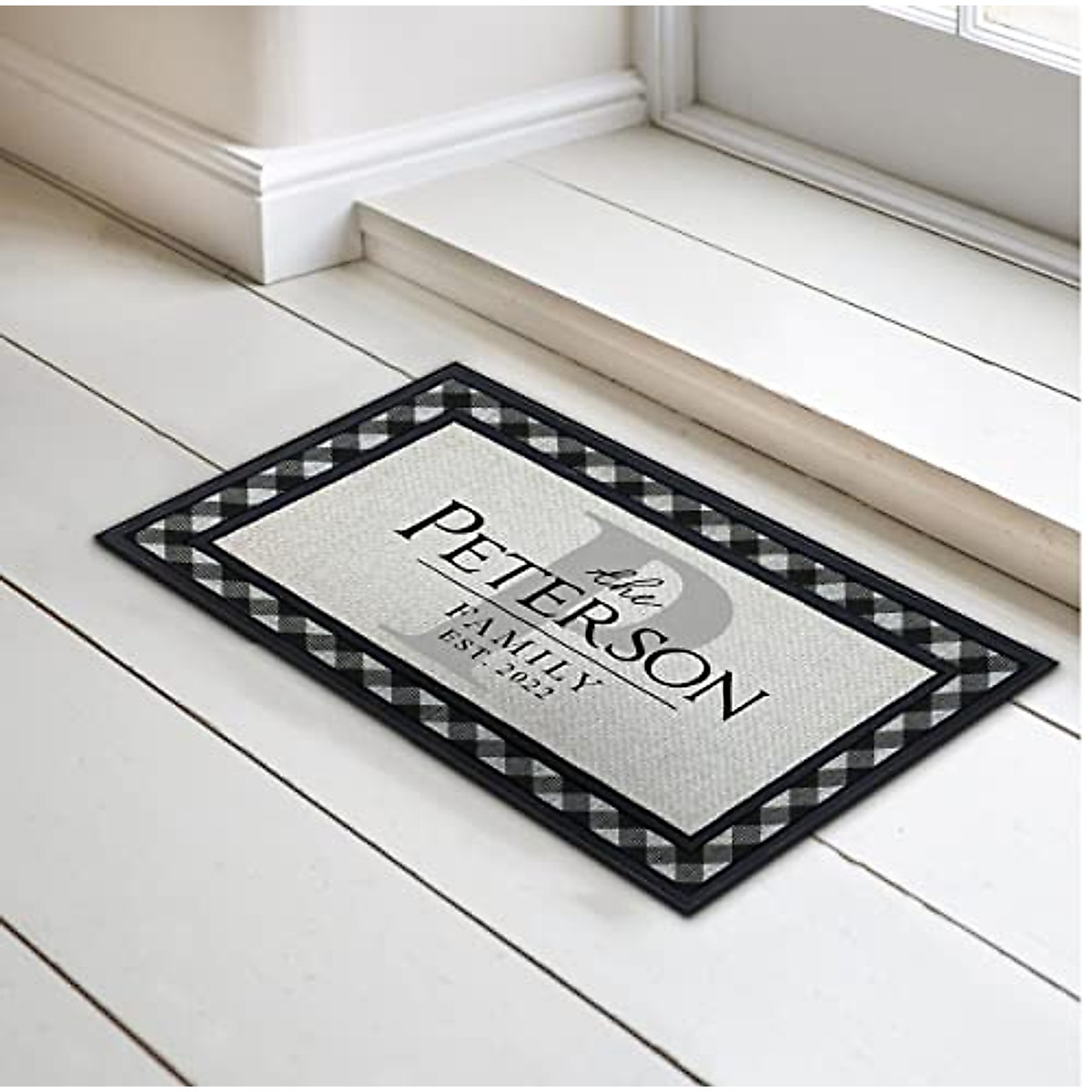 Personalized Monogram 18" x 30" Custom Doormat Door Mat For Front Door