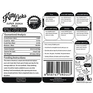 Kitty Licks Chicken and Tuna Varieties (28 tubes)